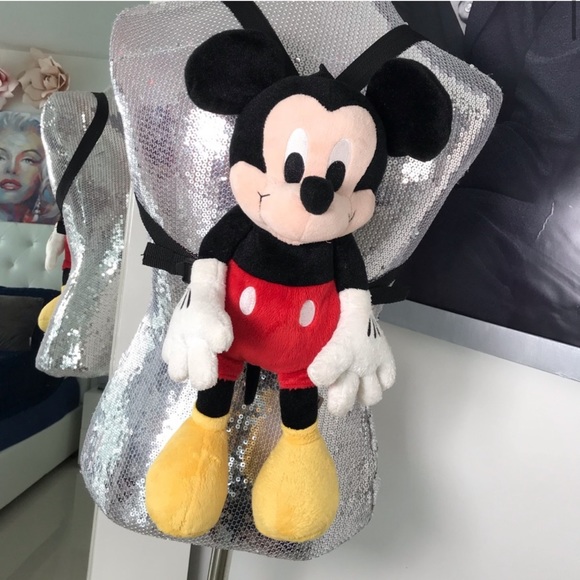 Disney | Bags | Mickey Mouse Plush Backpack | Poshmark
